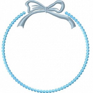 Bow Frame for Monogram Monogram Frame Machine Embroidery Design ...