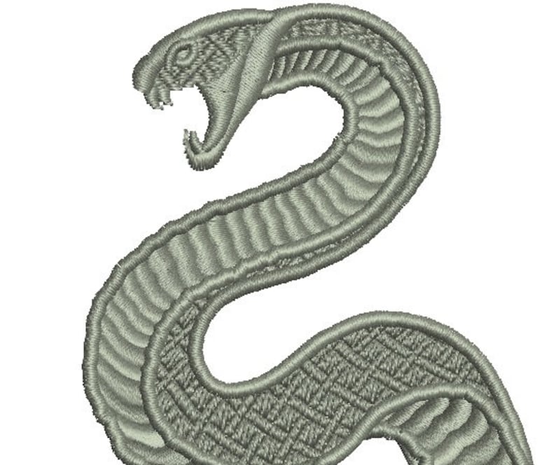 Snake Machine Embroidery Design Instantly Download - Etsy