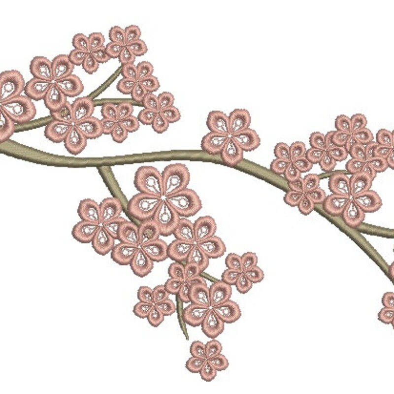 Sakura Embroidery - Etsy