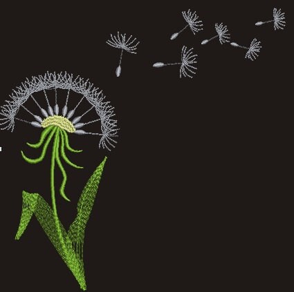 Dandelions Machine Embroidery Design - Etsy
