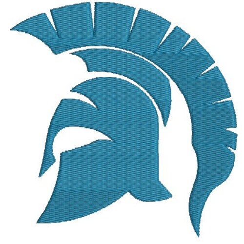 Spartan Head Outline Machine Embroidery Design - Etsy