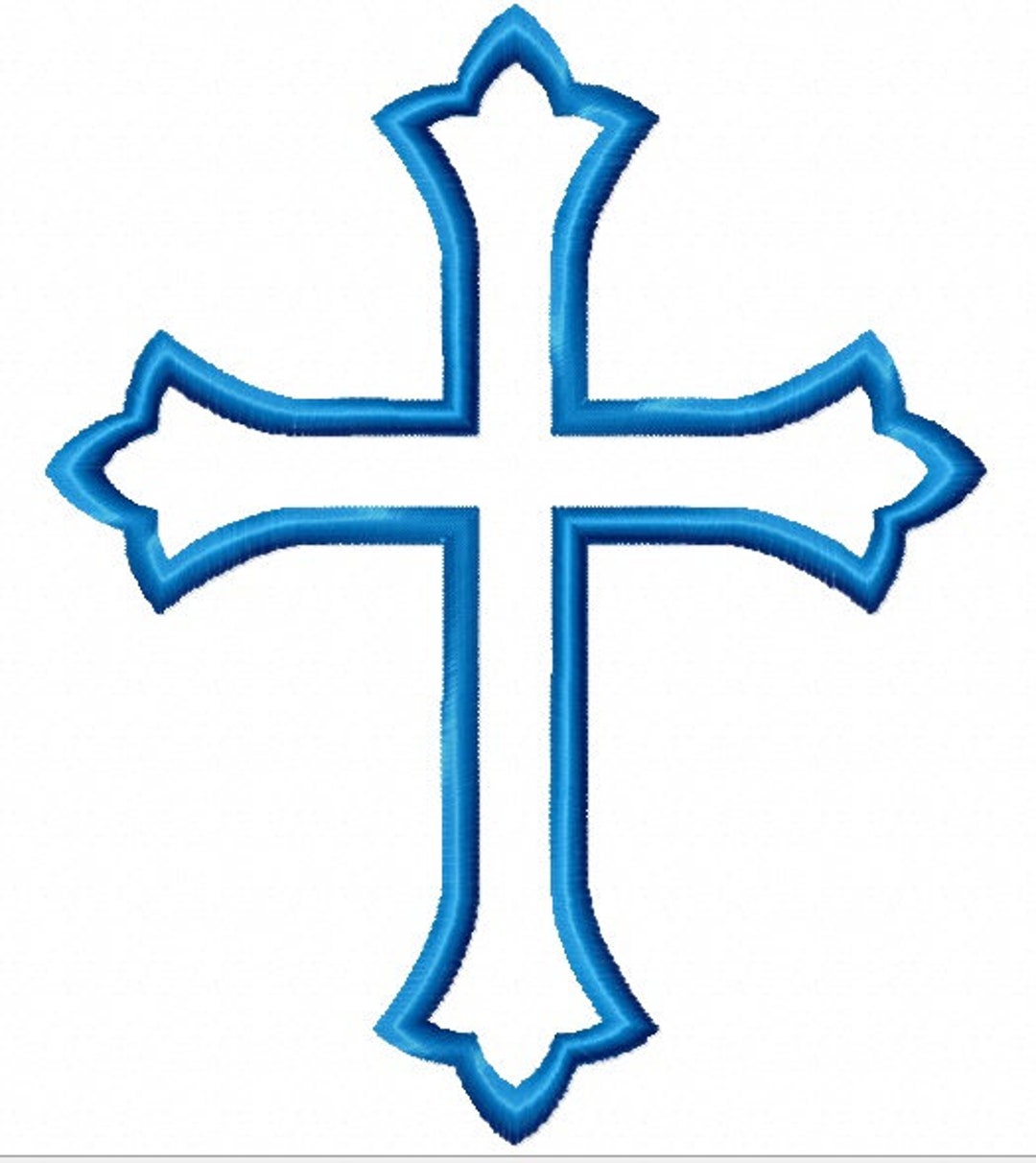 Cross Machine Embroidery Design - Etsy