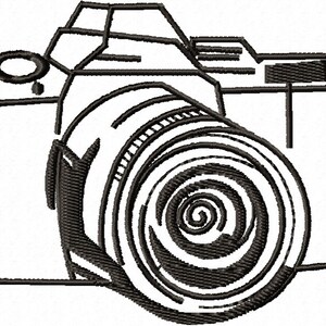 Camera Machine Embroidery Design - 2 Sizes, Instantly Download - Etsy