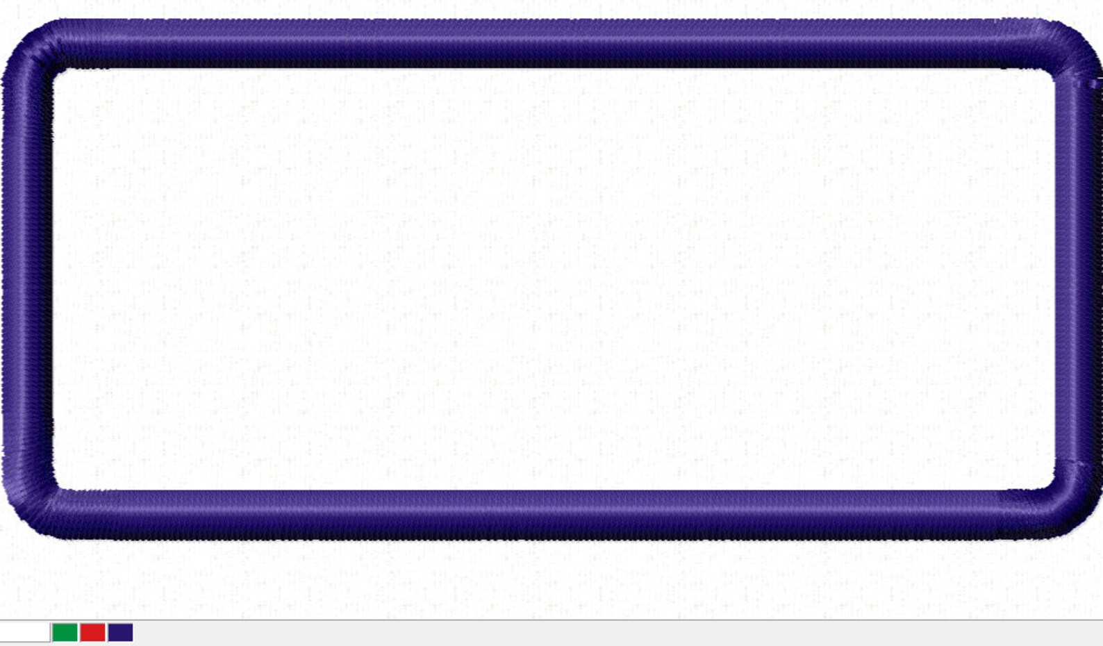 Rectangle Name Tag Frame Applique Machine Embroidery Design - Etsy