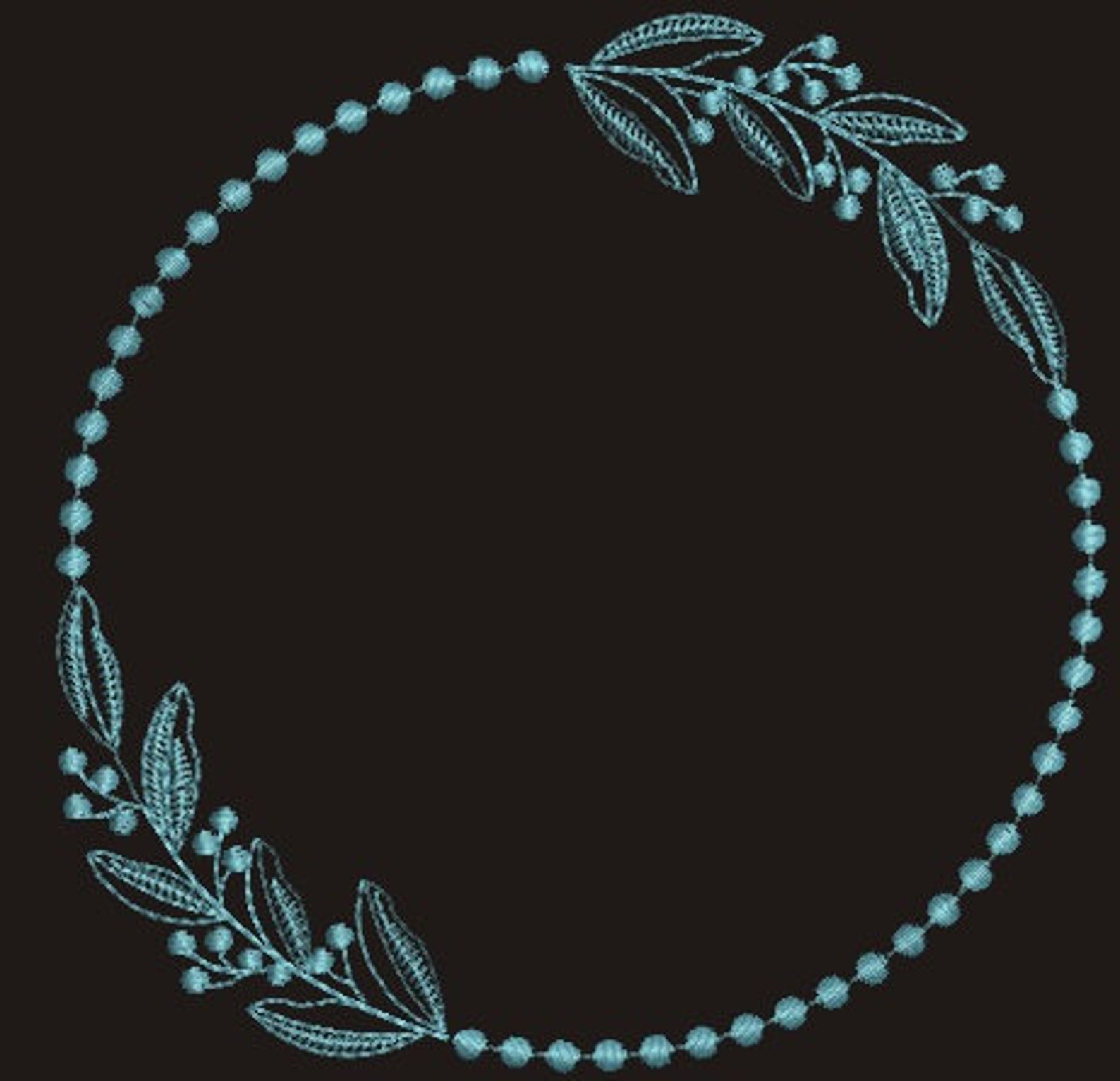 Round Simple Rustic Monogram Wreath / Monogram Frame Machine | Etsy