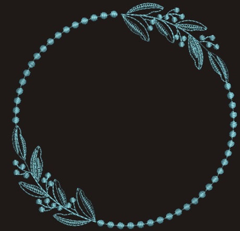 Round Simple Rustic Monogram Wreath / Monogram Frame Machine | Etsy