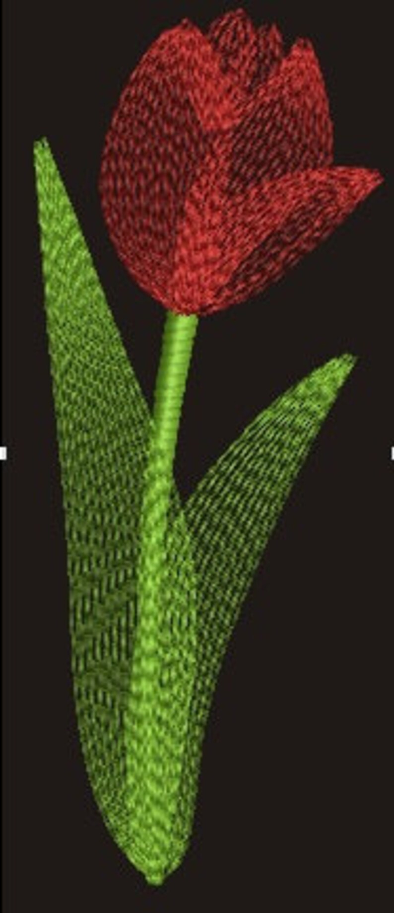 Tulip Machine Embroidery Design - Etsy