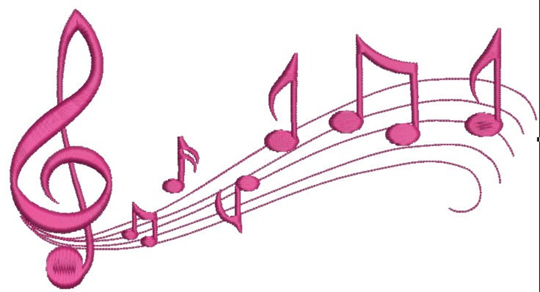 Musical Notes – Machine Embroidery Designs - Etsy