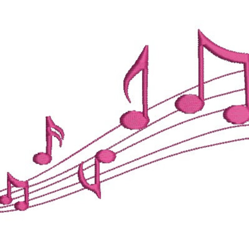 Music Notes Applique - Etsy