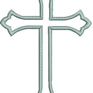Latin Cross Embroidery Design. Easter Cross. Christian Cross Embroidery ...