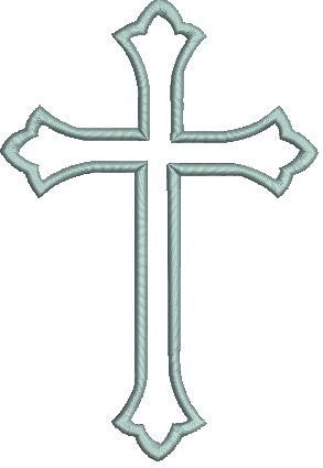 Fancy Cross Outline