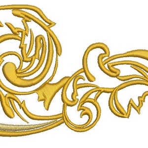 Baroque Decor Machine Embroidery Design - Instantly Download - Etsy