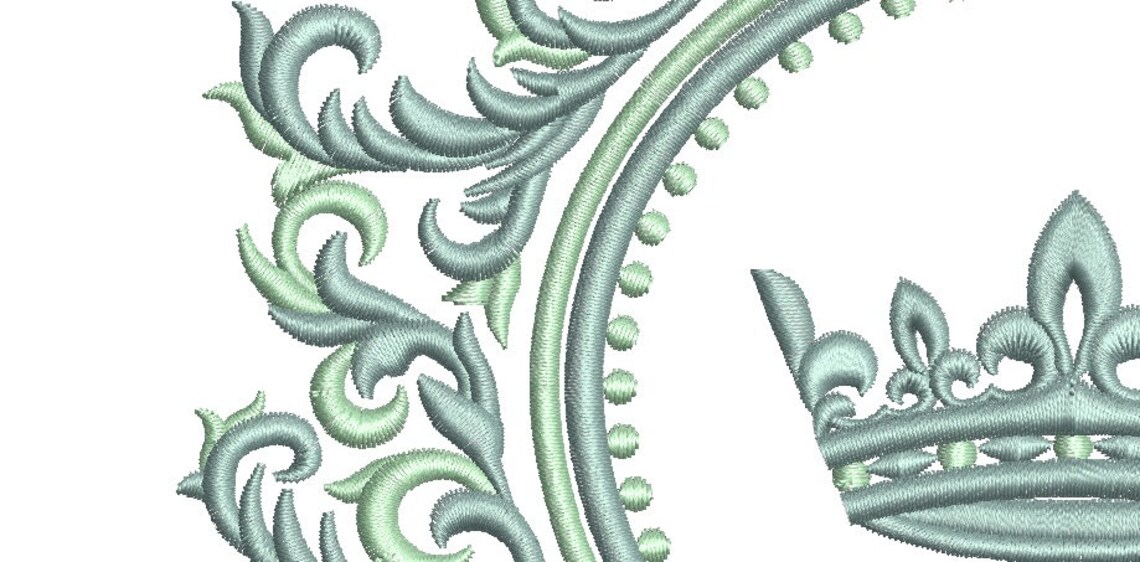 Flourish Monogram Frame Machine Embroidery Designs Instantly - Etsy