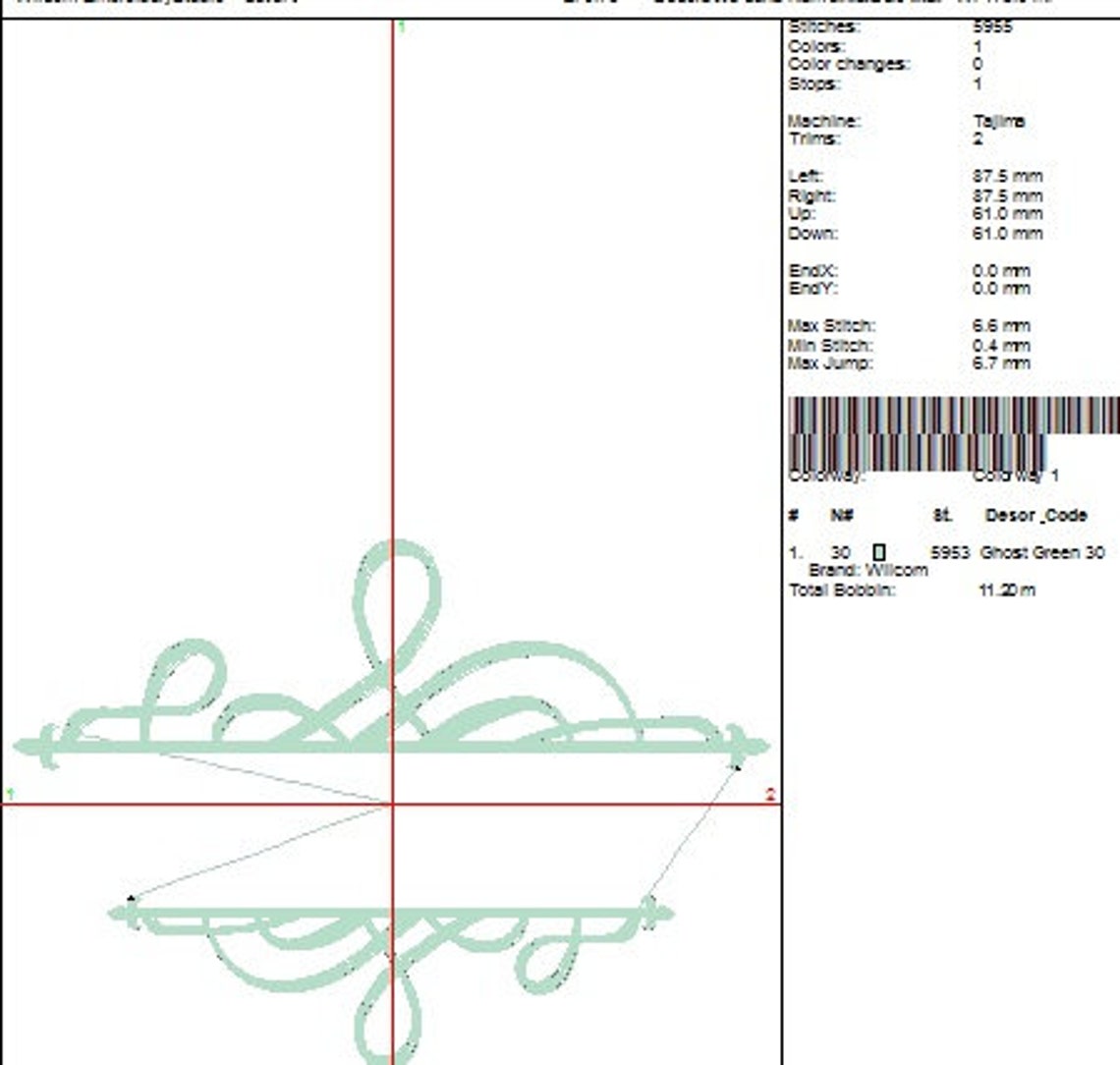 Decorative Curls Name Frame Machine Embroidery Design - Etsy