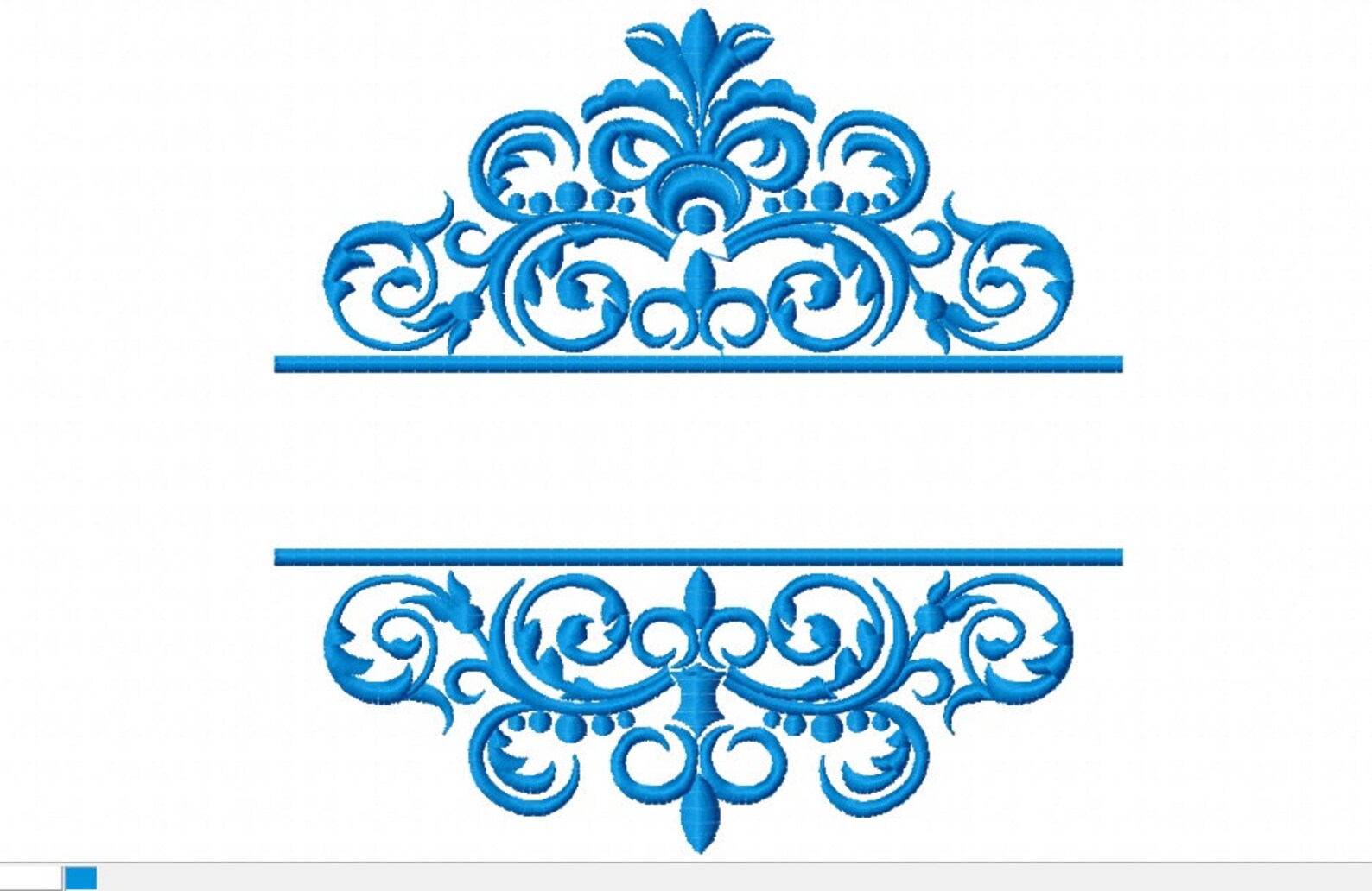 Split Flourish Floral Name Frame Machine Embroidery Design - Etsy