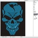 Skull Machine Embroidery Designs, Instantly Download - Etsy