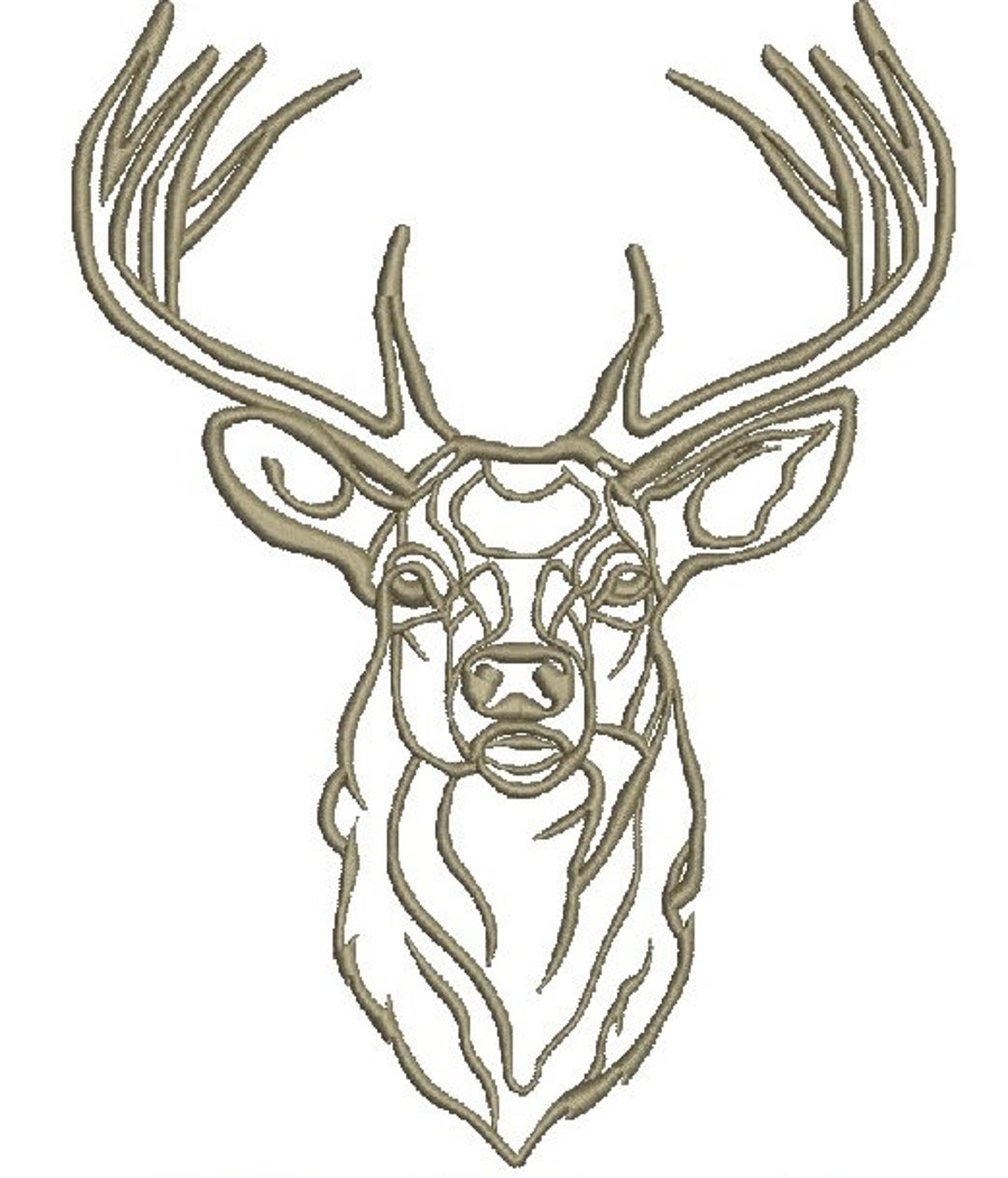 Whitetail Buck / Deer Machine Embroidery Design - Etsy