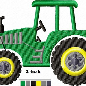 Tractor Machine Embroidery Design, Instantly Download - Etsy