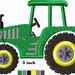 Tractor Machine Embroidery Design, Instantly Download - Etsy