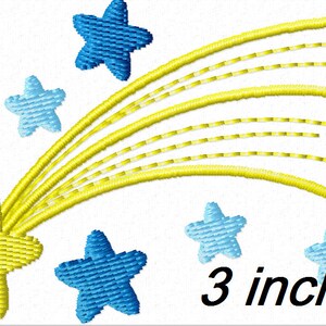 Shooting Star Logo Machine Embroidery Designs, Instantly Download - Etsy