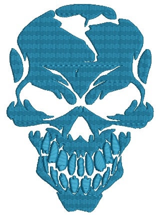 Skull Machine Embroidery Designs Instantly Download - Etsy
