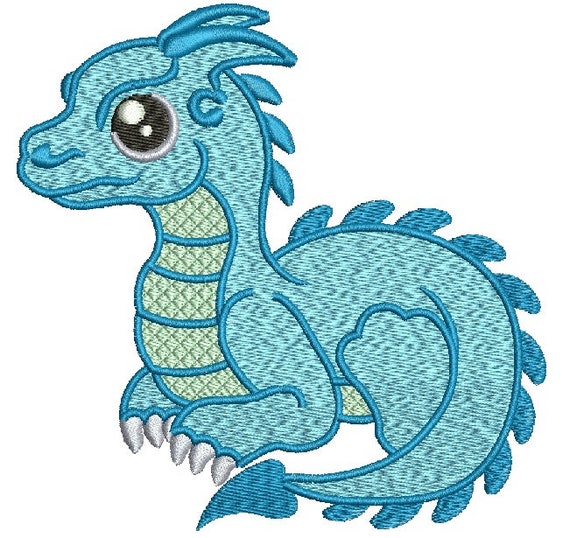 Dragon Machine Embroidery Design Instantly Download - Etsy