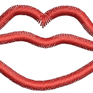 Lips Applique Machine Embroidery Design, Instantly Download - Etsy