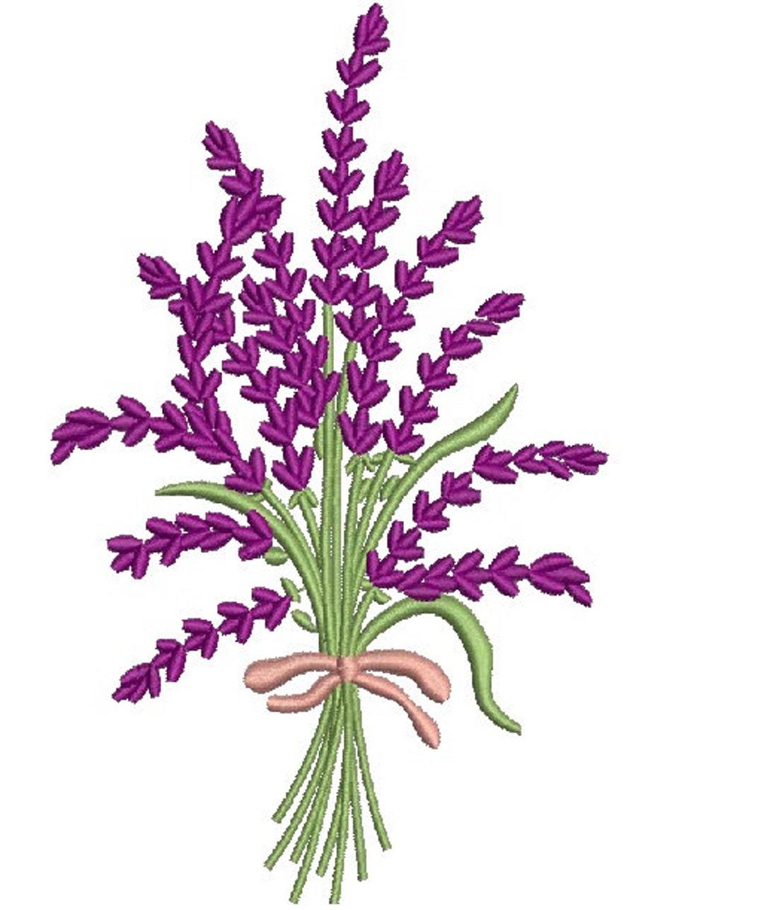 Lavender Machine Embroidery Design - Etsy