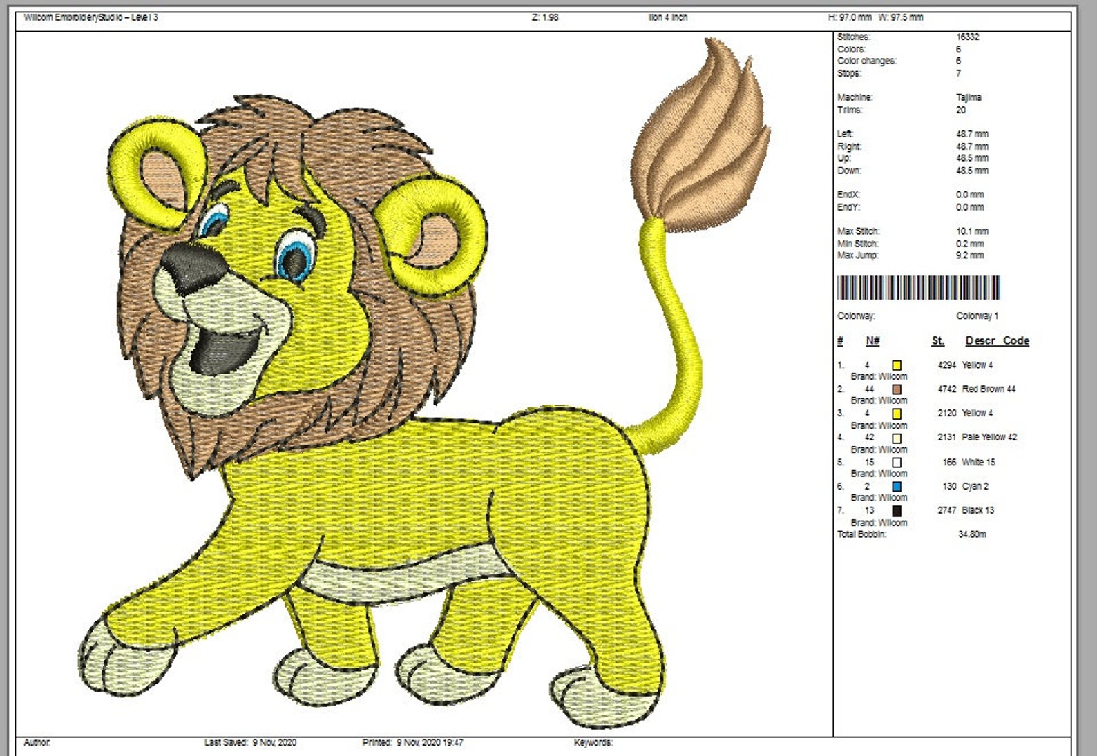 Lion Machine Embroidery Design - Etsy