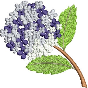 Hydrangea Flower Machine Embroidery Designs, Instantly Download - Etsy