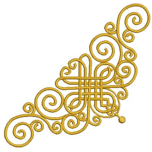 Corner Pattern Machine Embroidery Design Instantly Download - Etsy