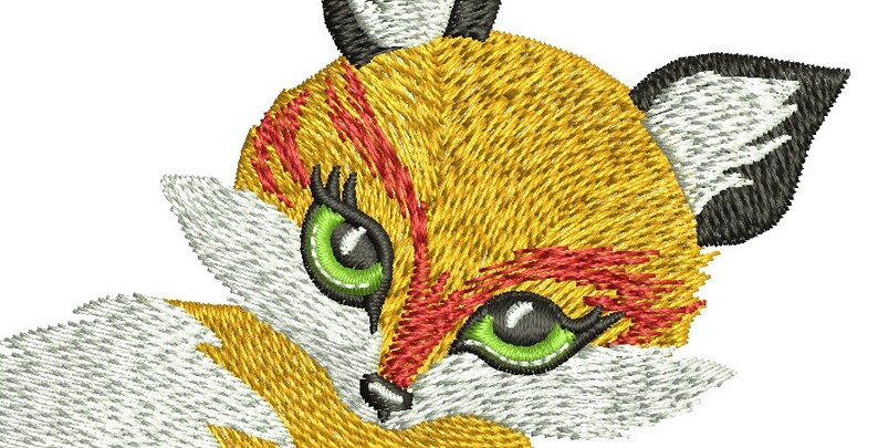 Fox Machine Embroidery Design - Etsy