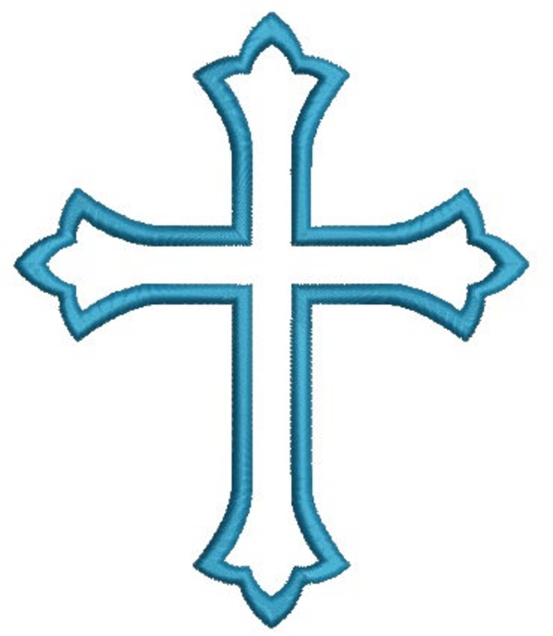 Cross Machine Embroidery Design | Etsy