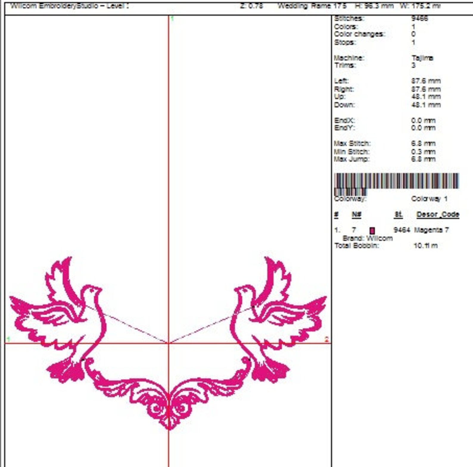 Wedding Frame and Doves Machine Embroidery Design - Etsy