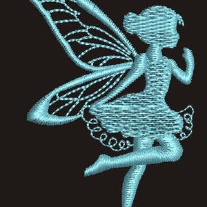 Fairy Machine Embroidery Design - Etsy