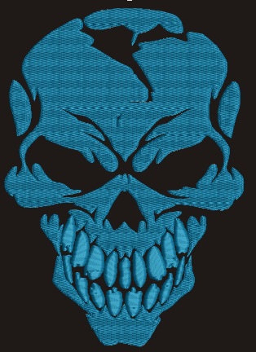 Skull Machine Embroidery Designs, Instantly Download - Etsy