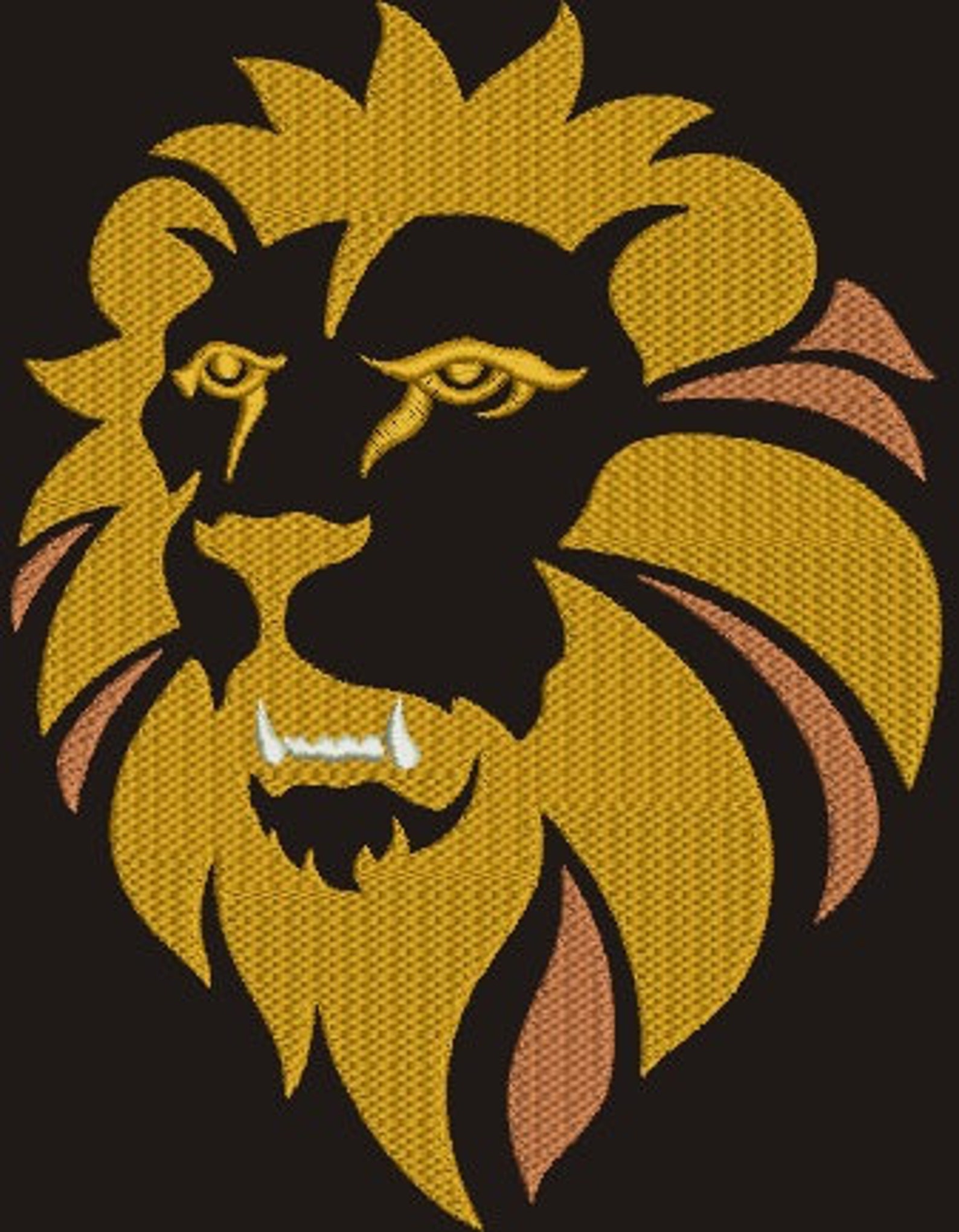 Lion Machine Embroidery Design - Etsy