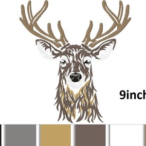 Whitetail Buck / Deer Machine Embroidery Design - Etsy