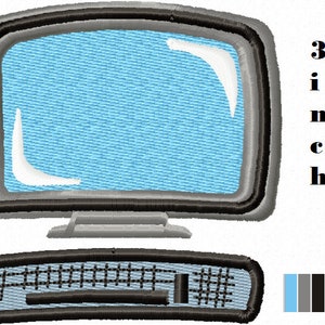 Computer Machine Embroidery Design, Instant Download - Etsy