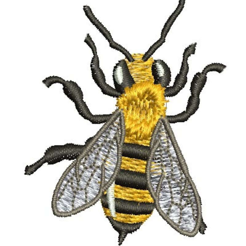Honey Bee Embroidery - Etsy
