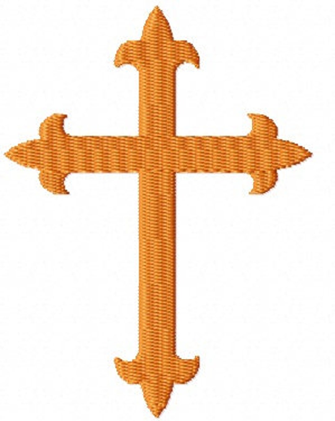 Cross Embroidery Design. Easter Cross Embroidery Design. Christian ...