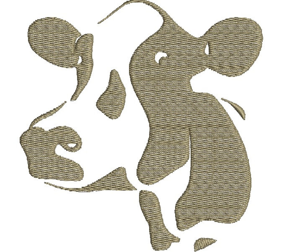 Cow Machine Embroidery Design, Instantly Download - Etsy