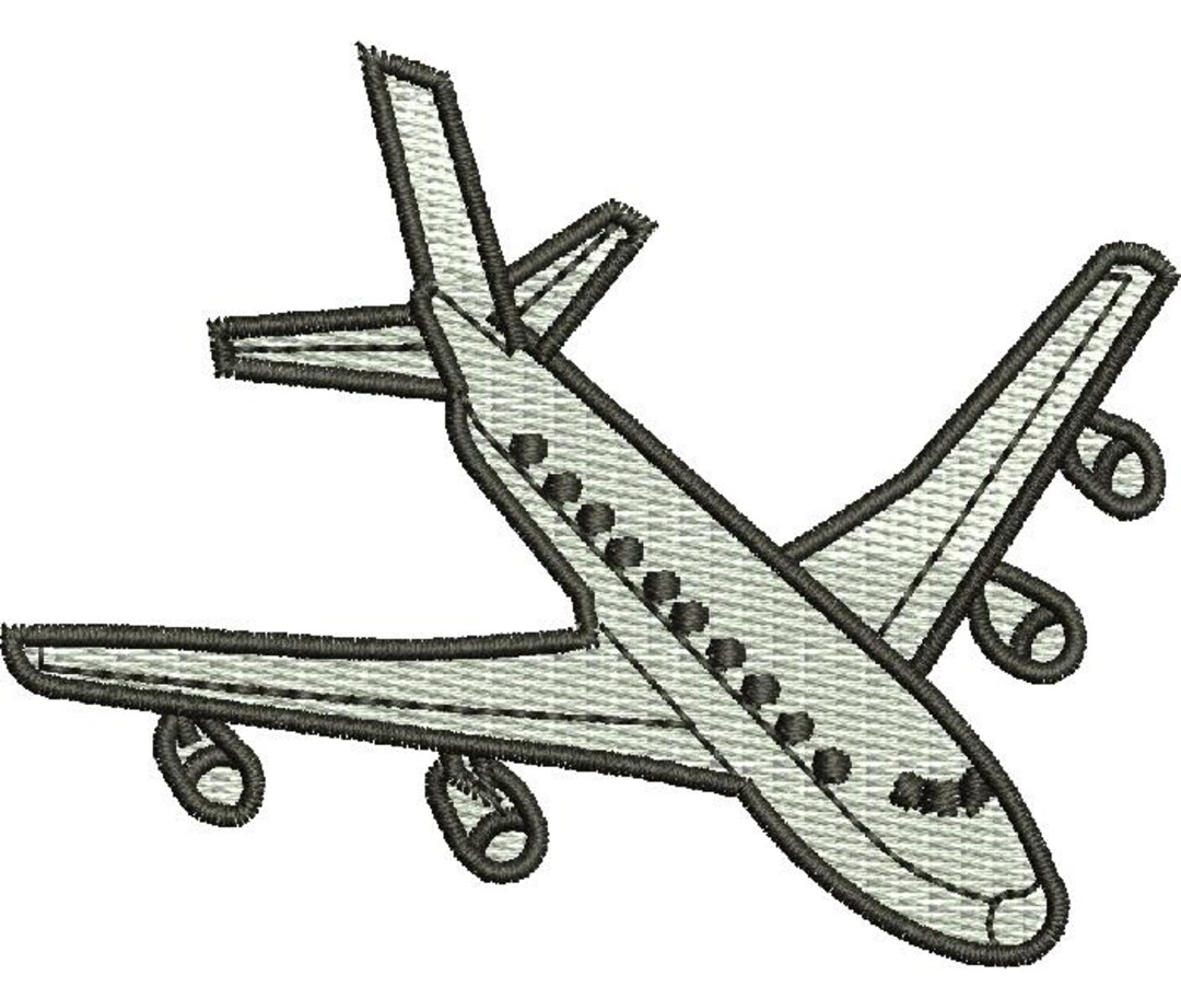 Airplane / Aircraft Machine Embroidery Design - Etsy