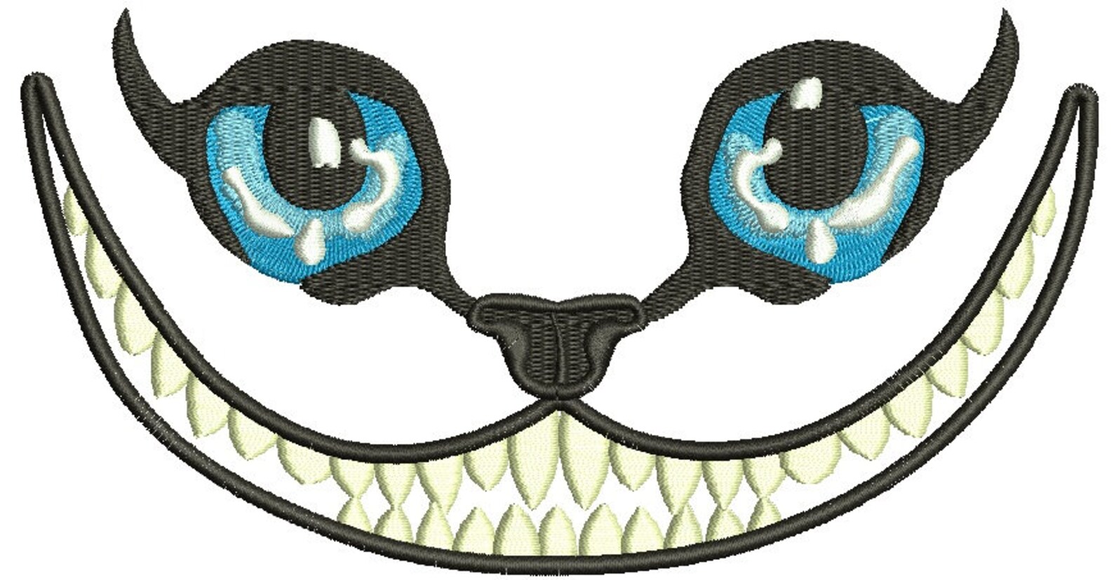 The Cheshire Cat Machine Embroidery Designs Instantly - Etsy