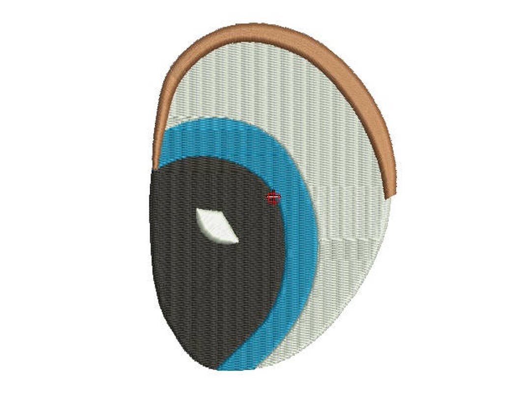 Eys for Toys, Two Kinds, Three Sizes Each. Machine Embroidery Design ...