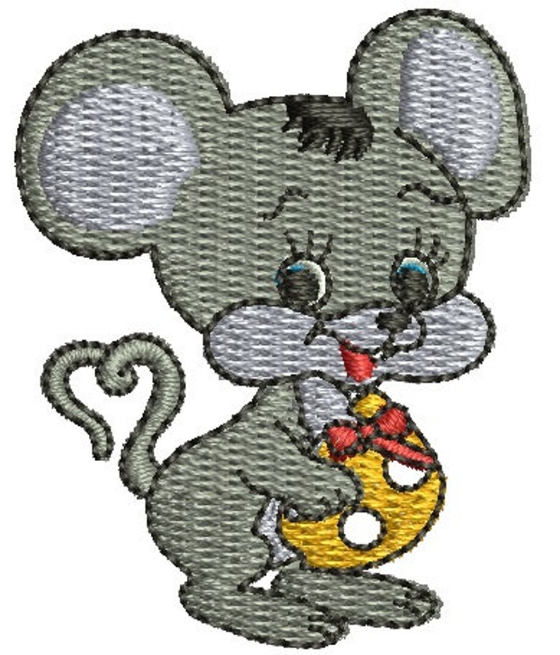 Mouse Embroidery Design Machine Embroidery Designs Instantly - Etsy