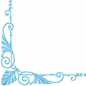 Corner Geometric Pattern Machine Embroidery Design - Instantly Download ...