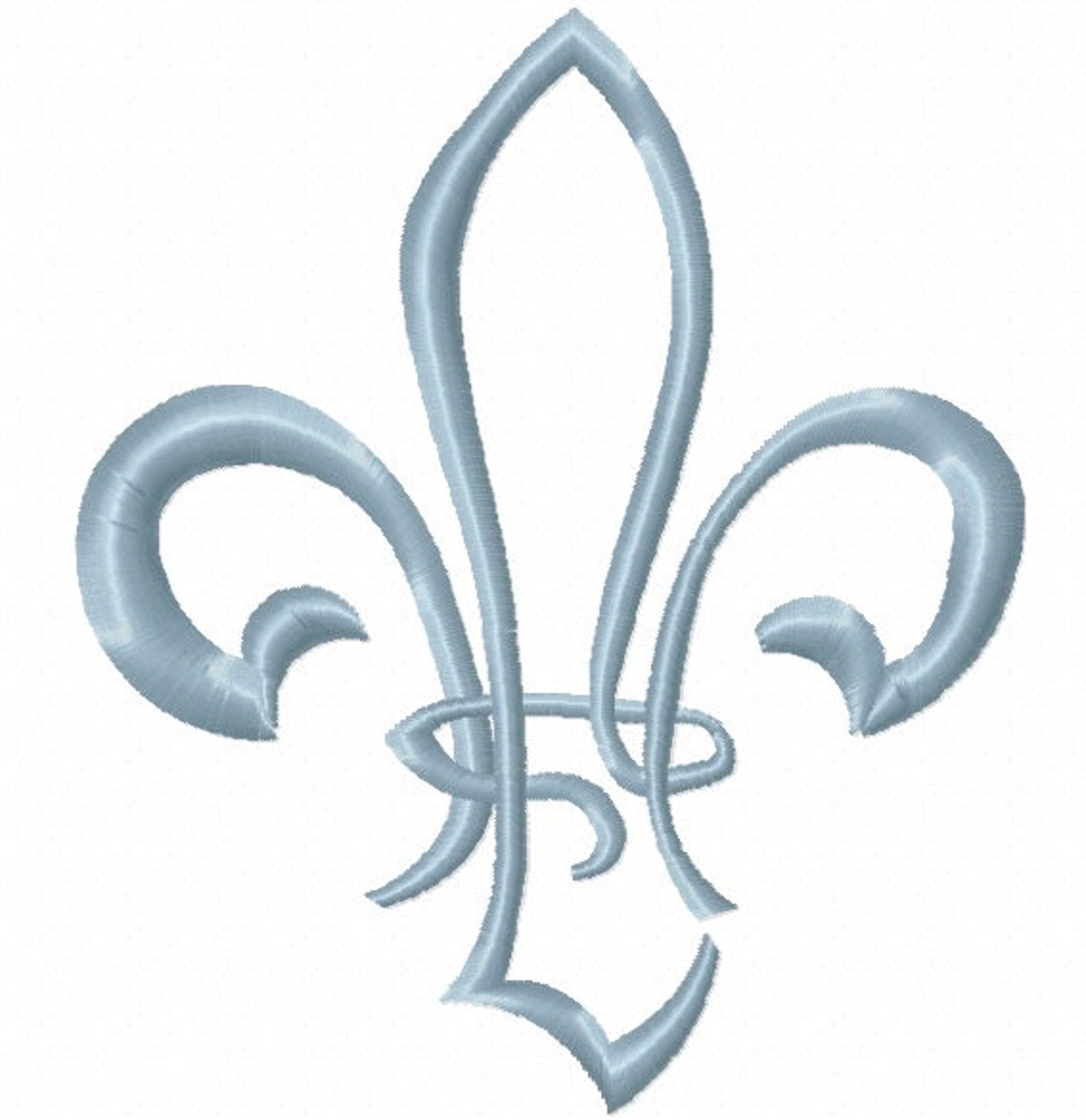 Fleur De Lis Machine Embroidery Design Instantly Download - Etsy