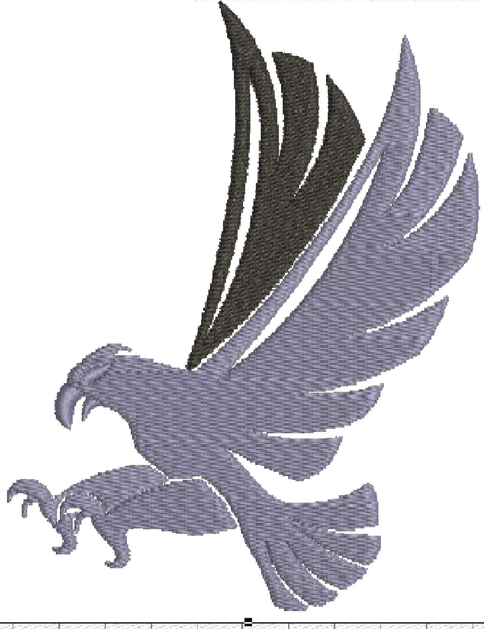 Eagle Hawk Embroidery Machine Embroidery Design Instant | Etsy