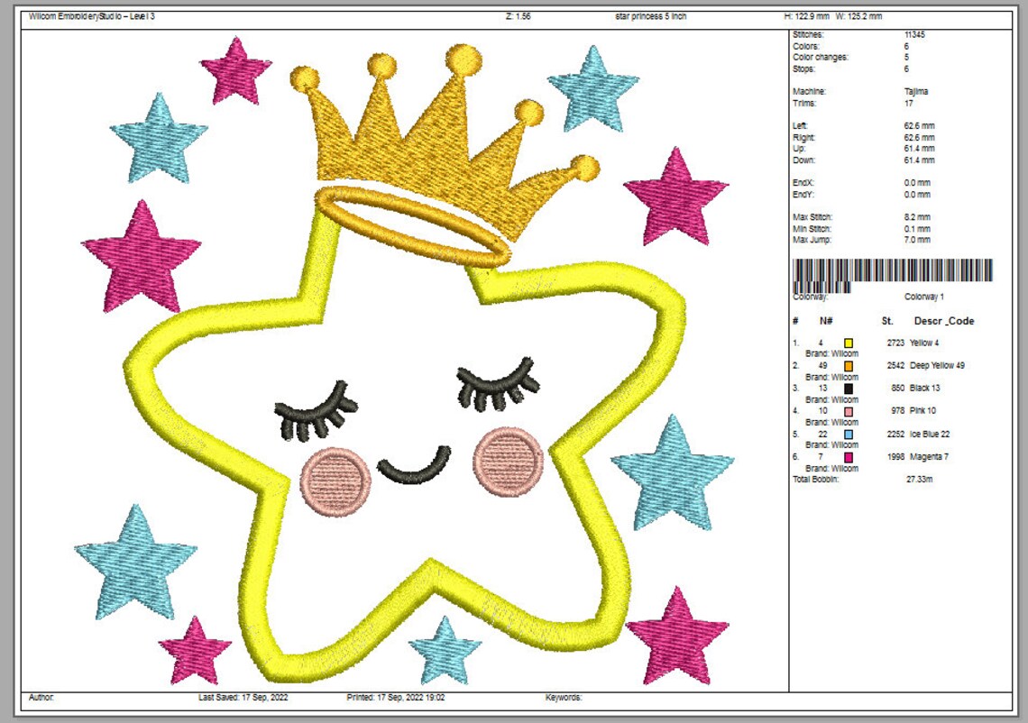 Princess Crown Machine Embroidery Design Instantly Download - Etsy